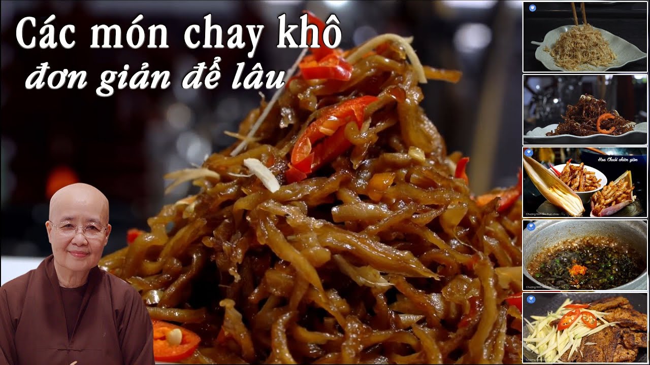 Tổng hợp các món khô đơn giản, dễ làm và để được lâu | Vân Du Chay ...